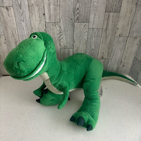 Disney | Toys | Disney Store Pixar Toy Story Rex Plush Dinosaur Green ...